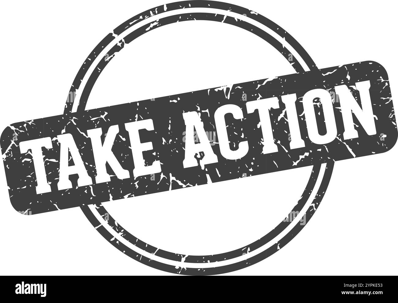 take action round stamp isolated on transparent background. take action ...