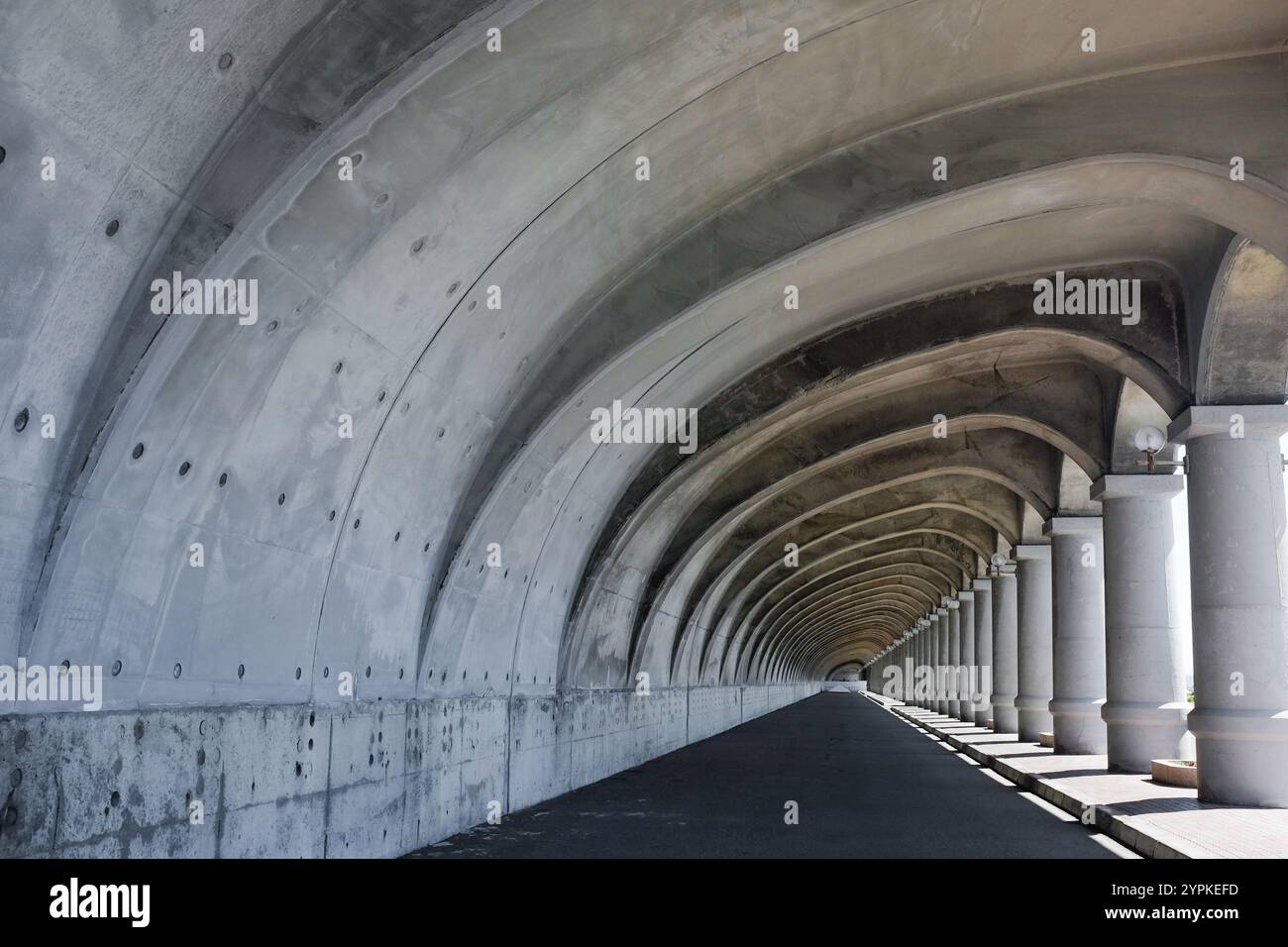 The North Breakwater Dome in Wakkanai, Hokkaido, Japan Stock Photo - Alamy