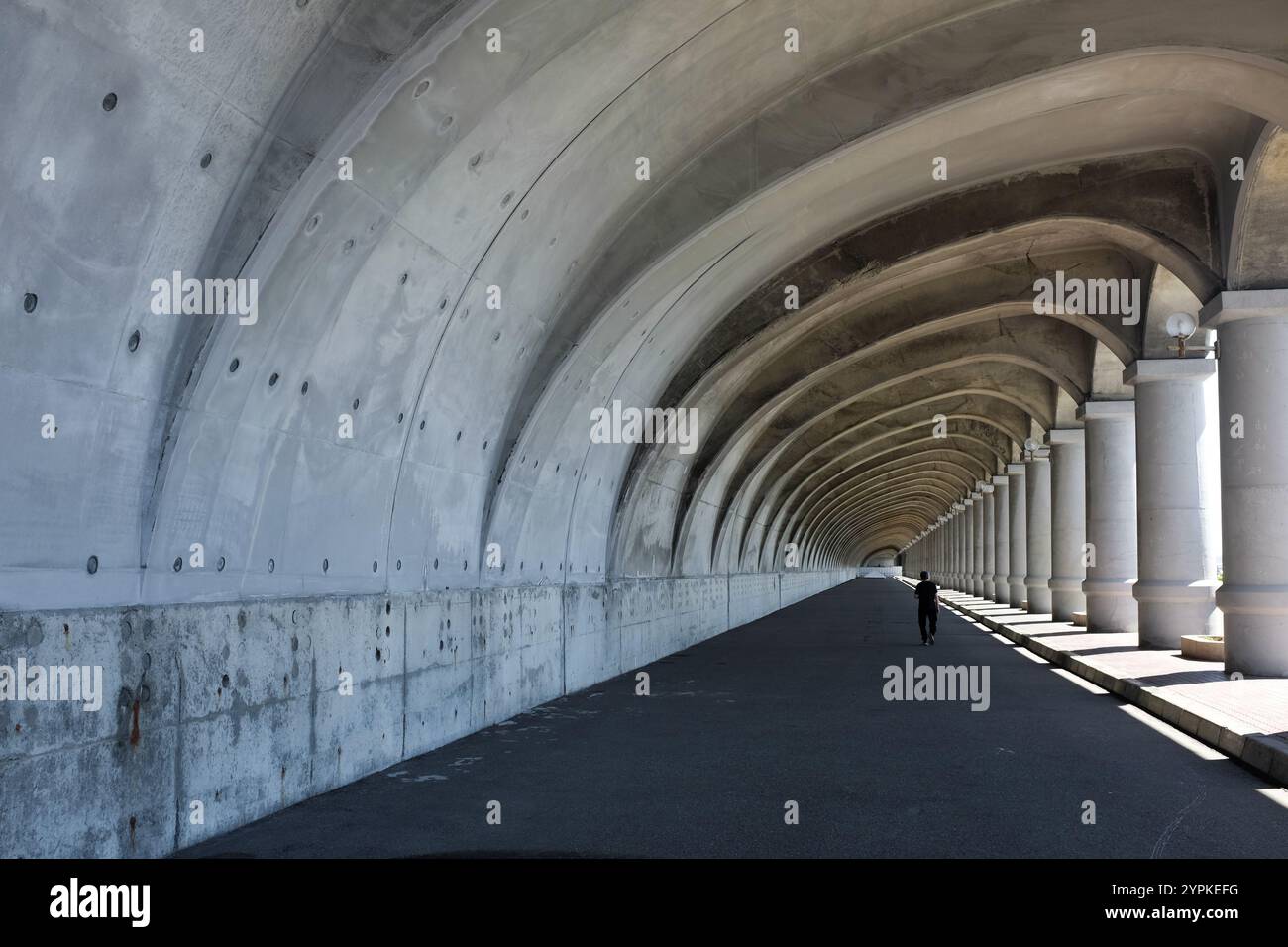 The North Breakwater Dome in Wakkanai, Hokkaido, Japan Stock Photo - Alamy