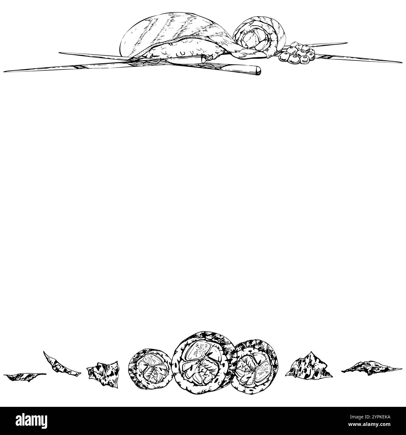 Japanese food nigiri sushi, alaska unagi roll, raw fish salmon tuna ...