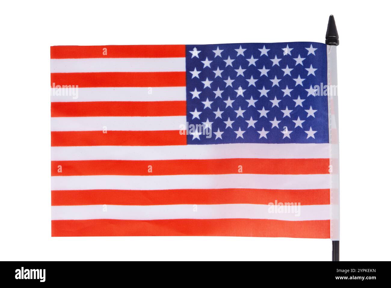 american flag isolated on white background Stock Photo - Alamy