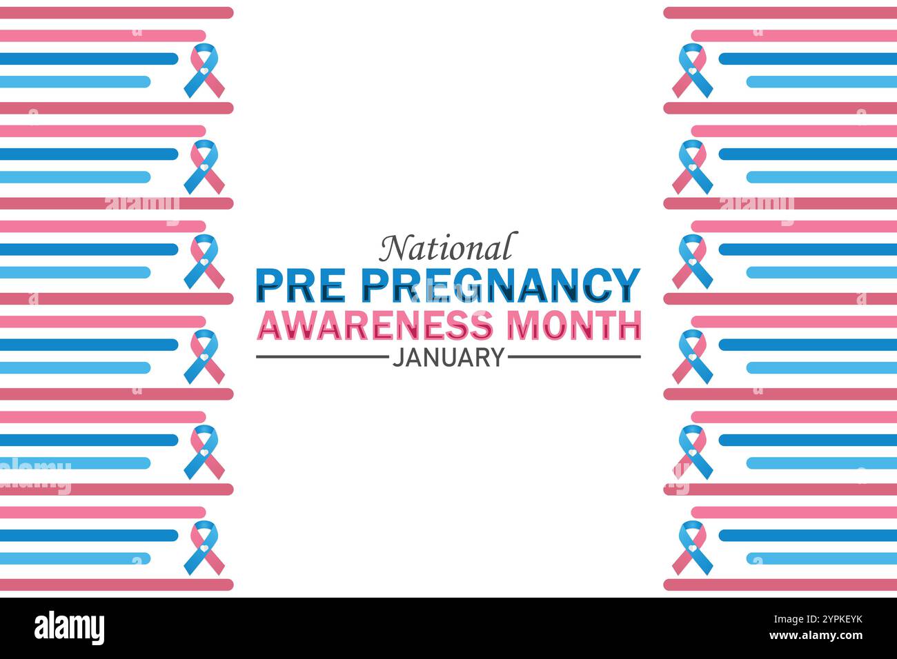 National Pre Pregnancy Awareness Month January wallpaper with shapes ...