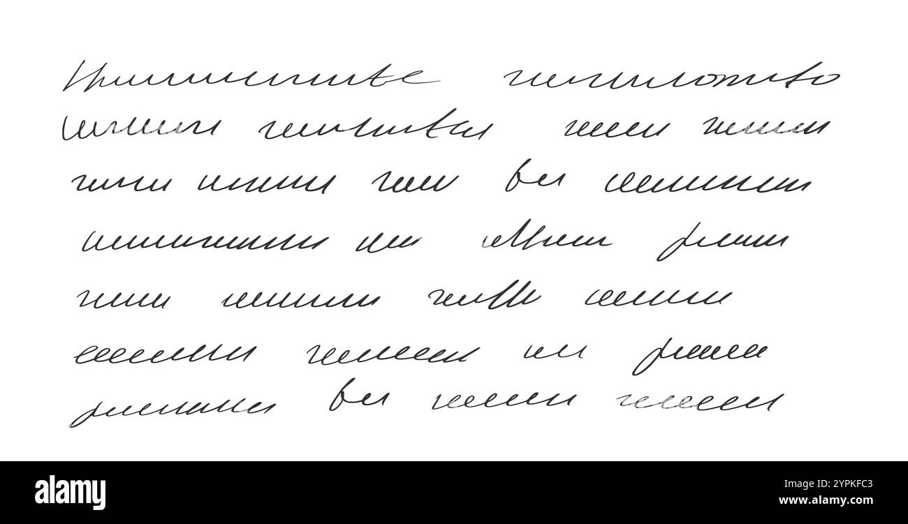 Illegible signature Stock Vector Images - Alamy