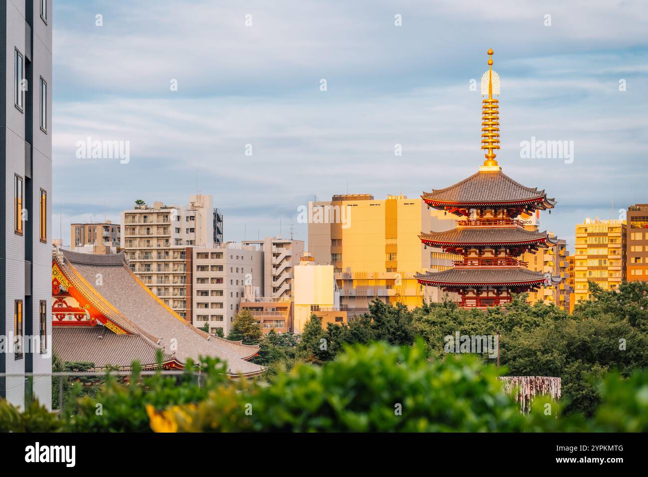 Tokyo City skyline, Asakusa district, Japan, Asia Stock Photo - Alamy