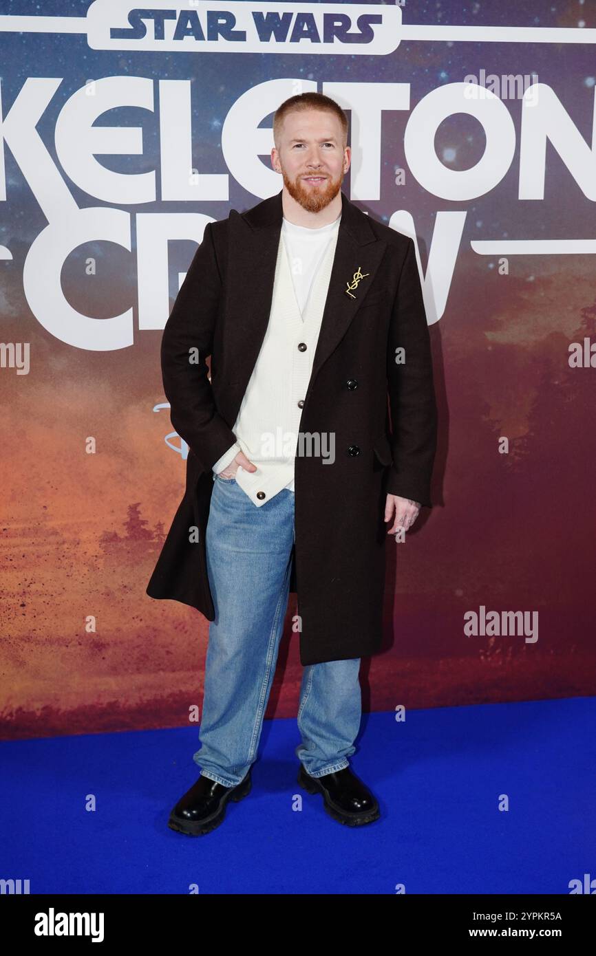 Neil Jones attends the StarWars: Skeleton Crew UK premiere at the BFI ...