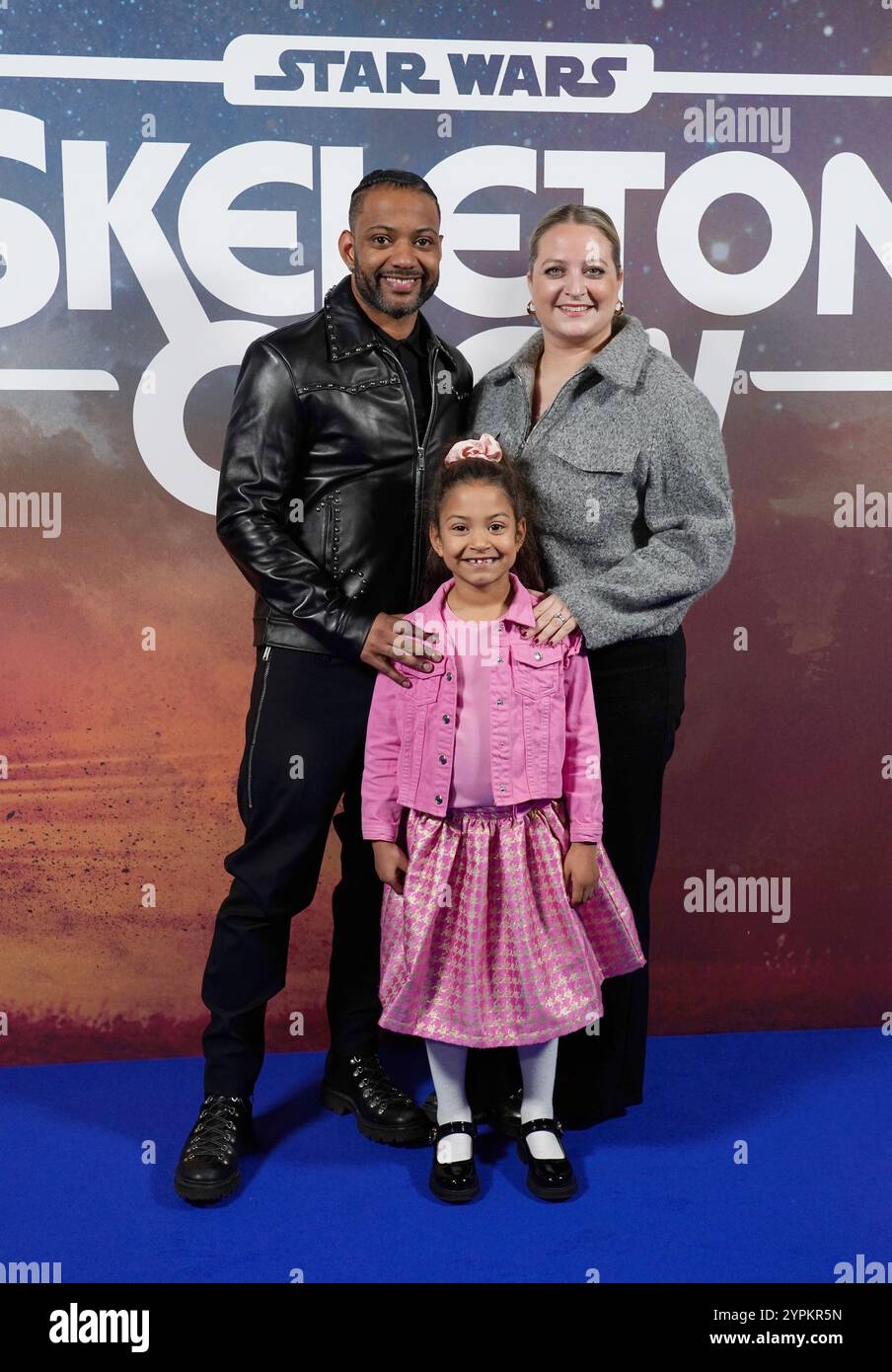 JB Gill with wife Chloe and daughter Chiara Sapphire attends the ...