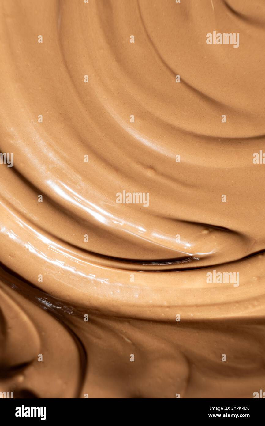 Real Melted Milk Chocolate Top View, Chocolate Texture Stock Photo - Alamy
