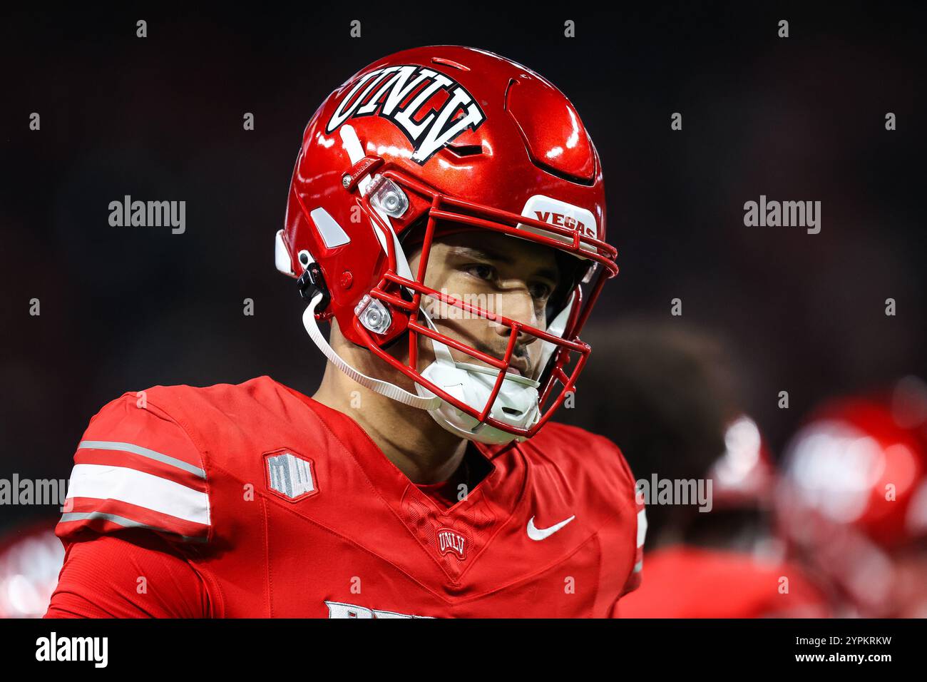 November 30, 2024: UNLV Rebels quarterback Cameron Friel (7) prepares ...