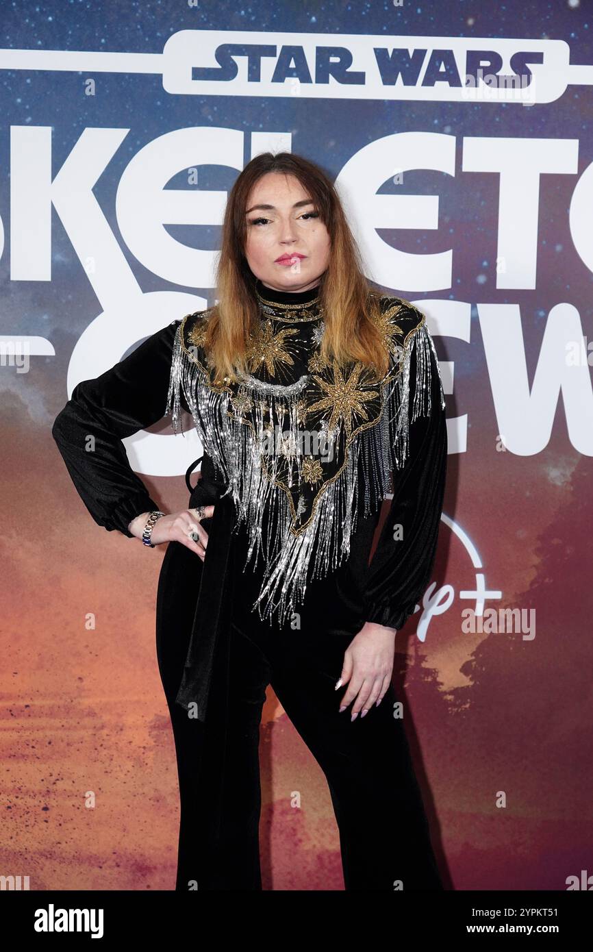 Lois Winstone attends the StarWars: Skeleton Crew UK premiere at the ...