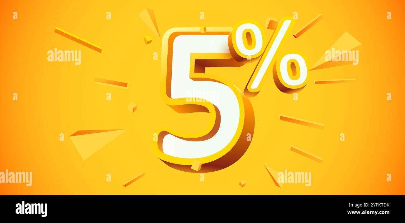 5 percentage offer Stock Vector Images - Alamy