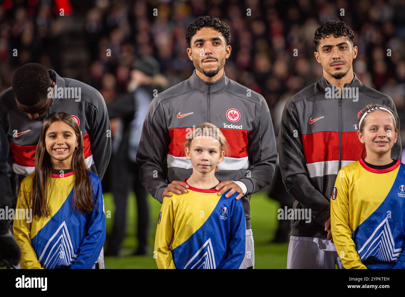 Herning, Denmark. 28th, November 2024. Omar Marmoush of Eintracht ...
