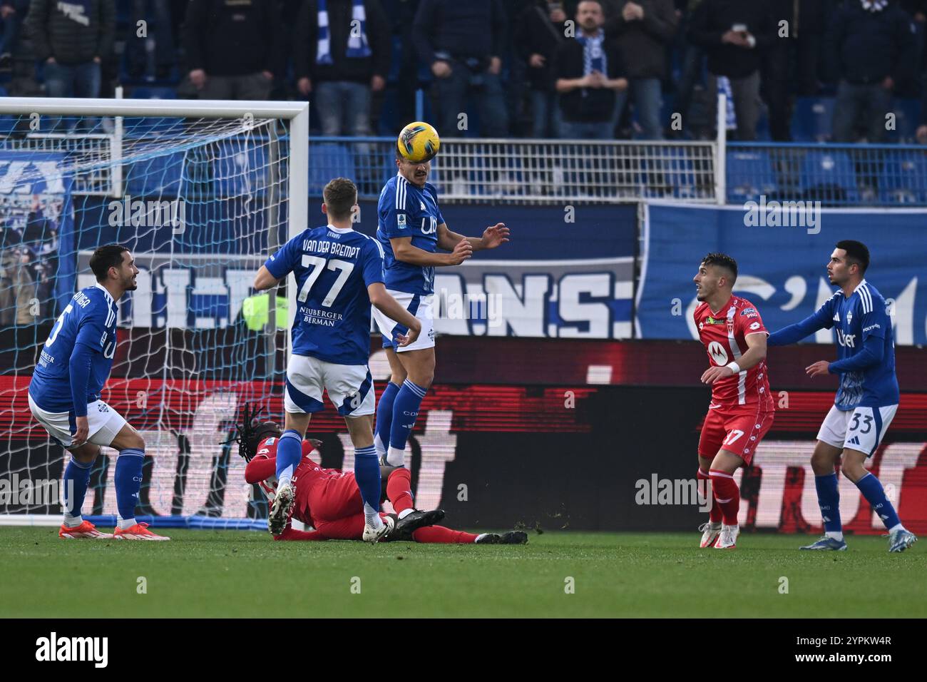 Marc Oliver Kempf (Como)Warren Bondo (Monza)Dany Mota (Monza)Lucas Da Cunha (Como) during the ...