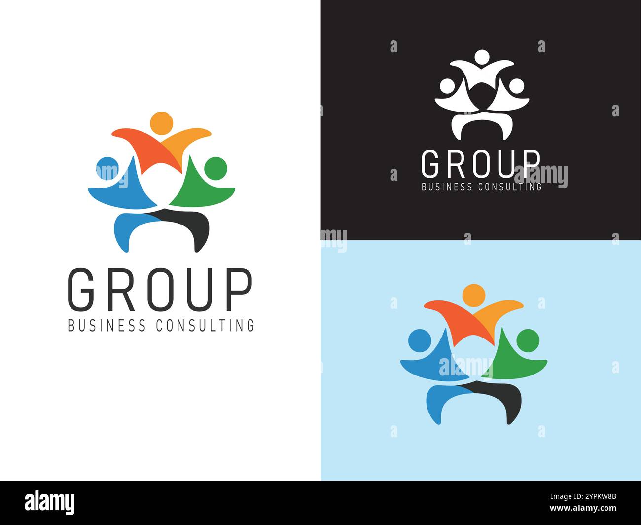 Connected Hearts: Bridging Communication and Care Logo Stock Vector ...