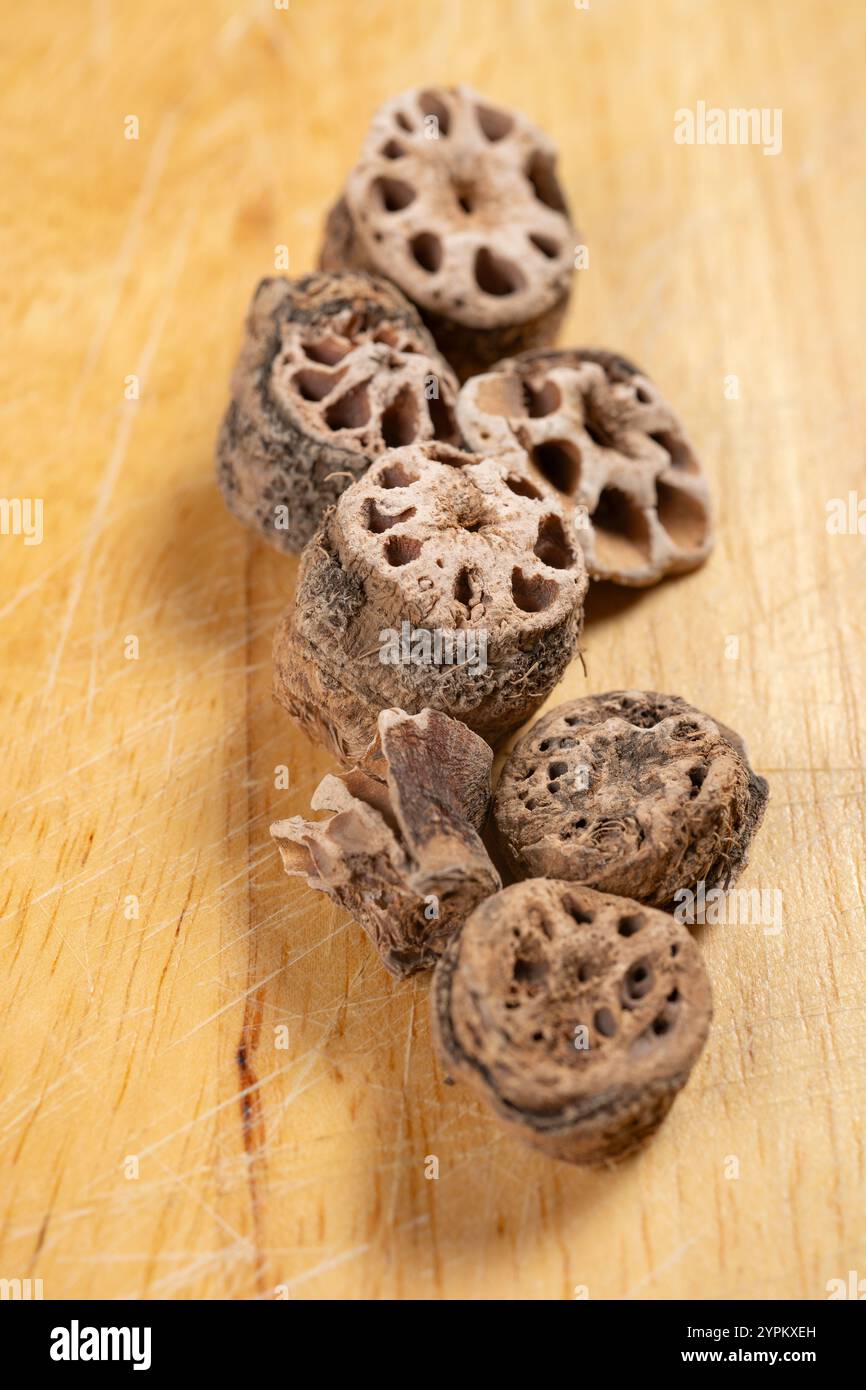 View of lotus root hi-res stock photography and images - Alamy