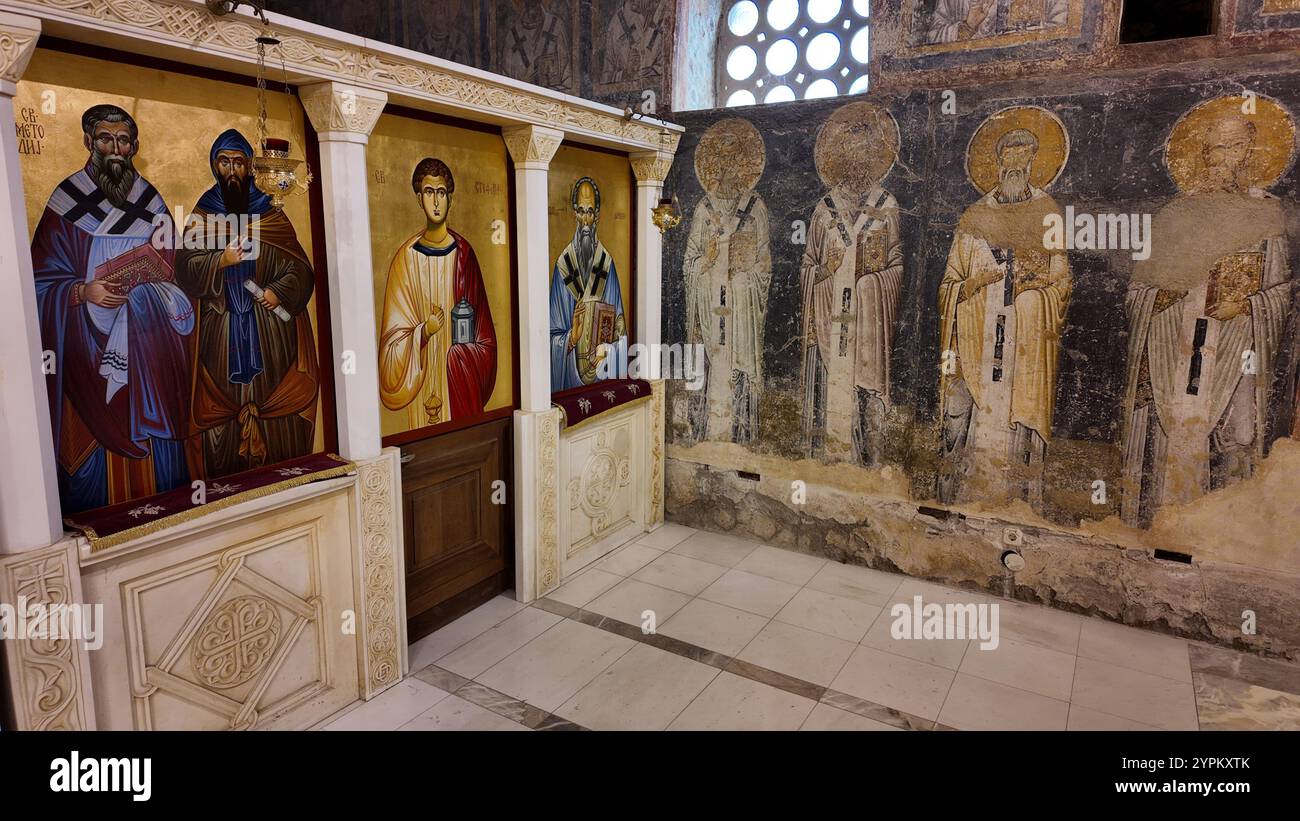 A view of the Church of Saint Sophia in Ohrid, Macedonia Stock Photo - Alamy