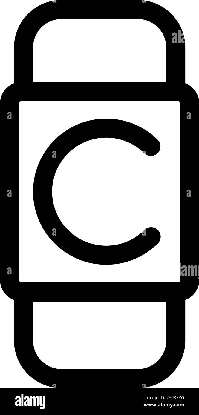 Captain loop symbol - modern sports icon symbol Stock Vector Image ...