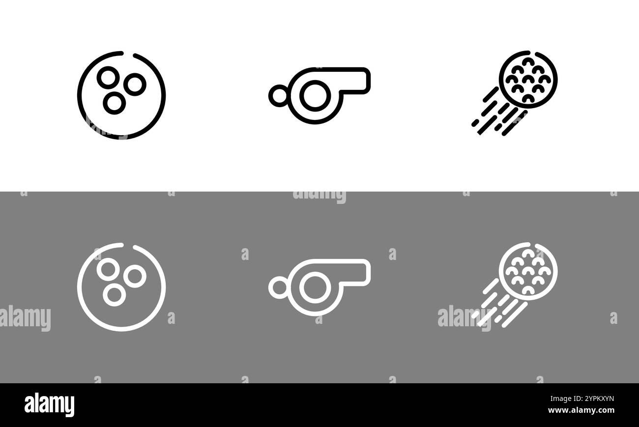 Sports symbol set - flat sports symbols Stock Vector Image & Art - Alamy