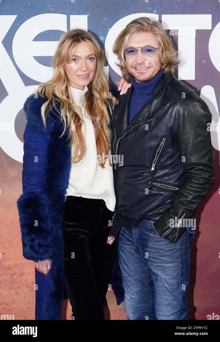 Kelly Simpkin and Nicky Clarke attends the StarWars: Skeleton Crew UK ...