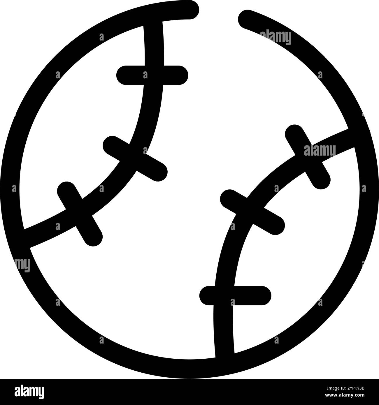 Baseball symbol - modern sports icon symbol Stock Vector Image & Art ...