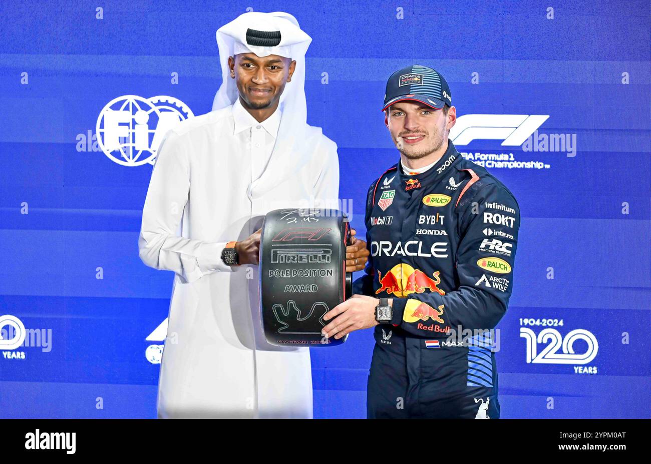 Lusail, Qatar. 30th Nov, 2024. Red Bull Racing's Dutch driver Max ...