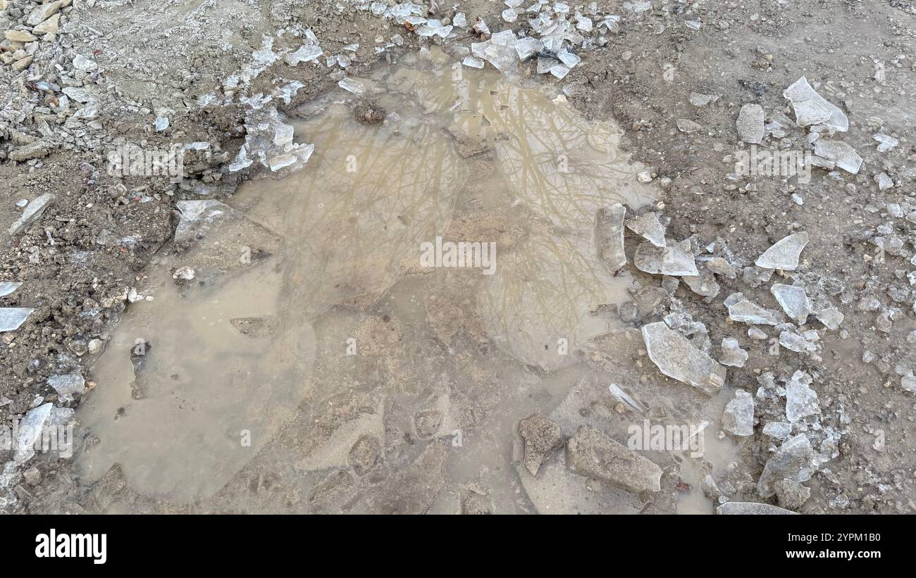 Scattered ice shards on hi-res stock photography and images - Alamy