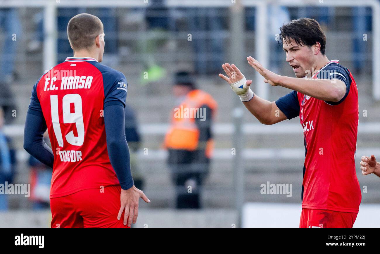 Muenchen, Deutschland. 30th Nov, 2024. Ahmet Guerleyen (FC Hansa ...