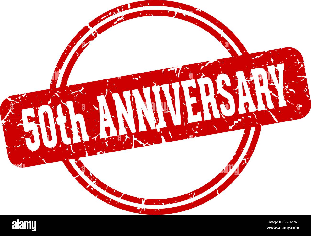 50th anniversary round stamp isolated on transparent background. 50th ...