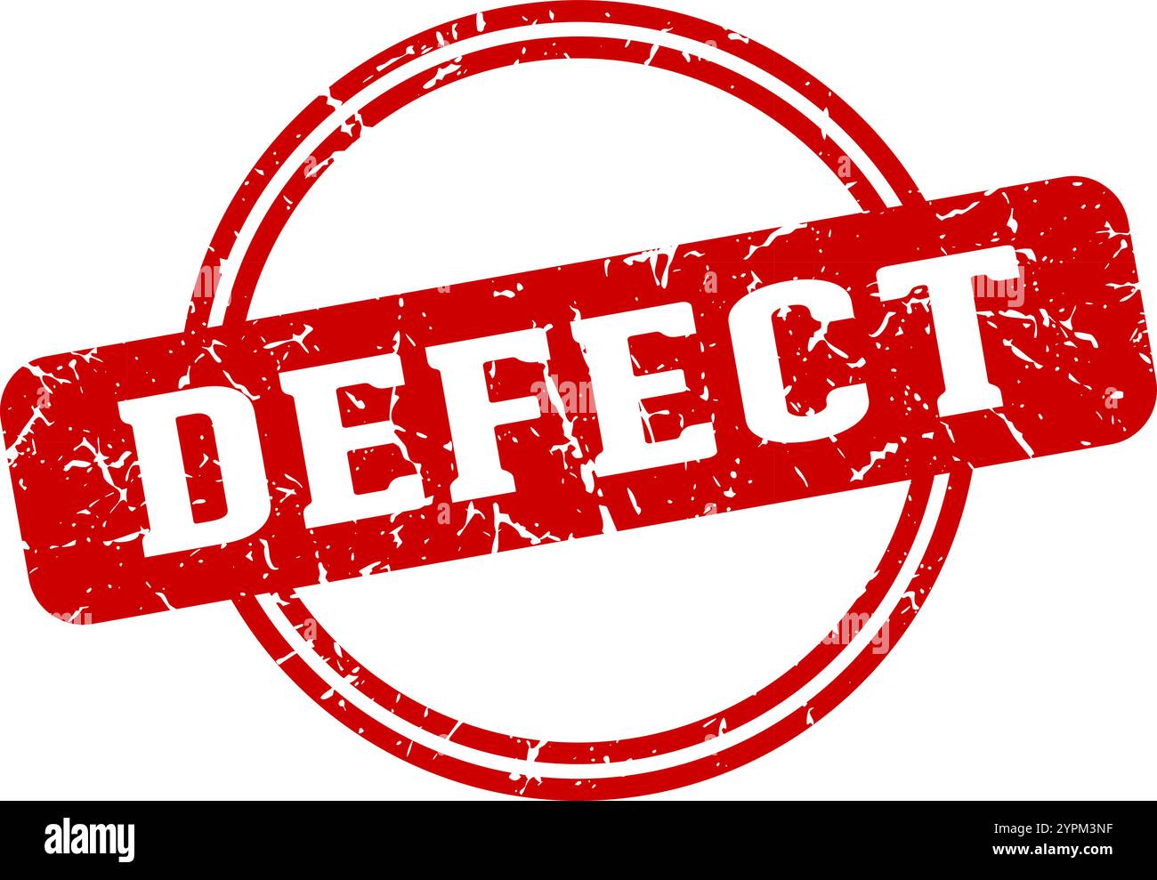 defect round stamp isolated on transparent background. defect stamp ...