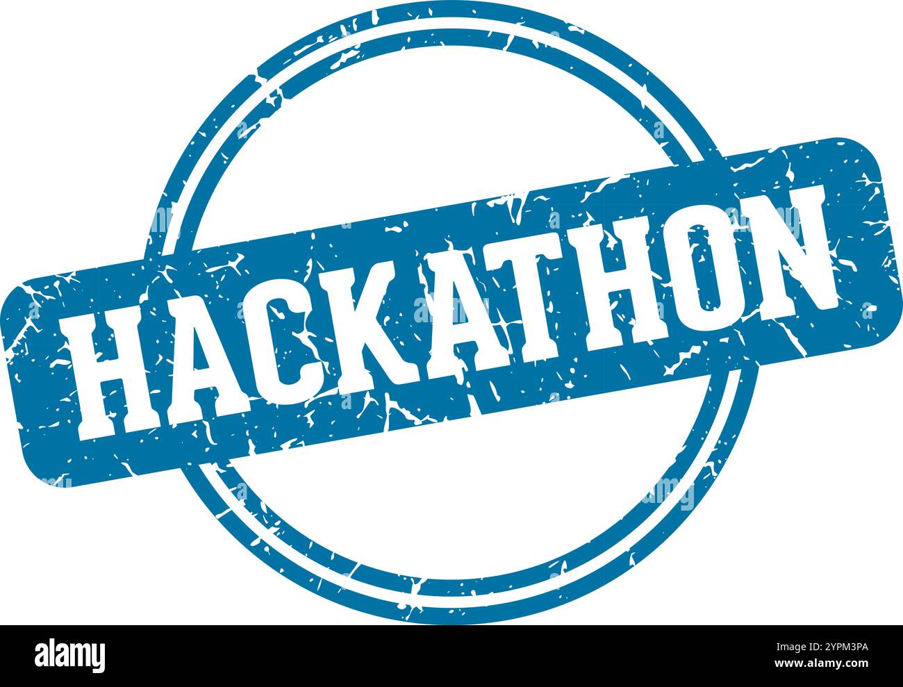 hackathon round stamp isolated on transparent background. hackathon ...