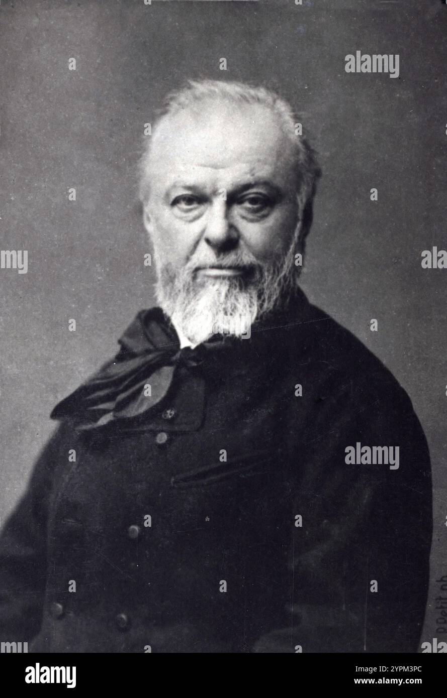 Portrait of Jean Jacques Henner (1829-1905), french painter Stock Photo ...