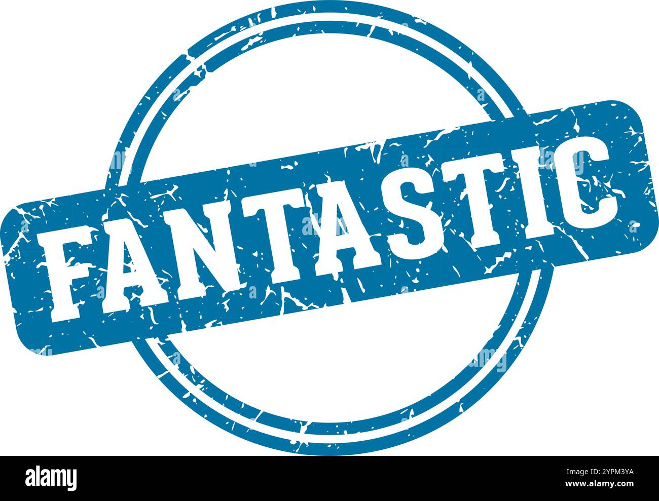 fantastic round stamp isolated on transparent background. fantastic ...