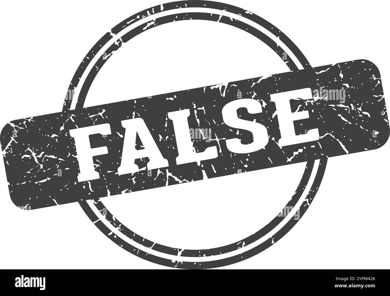 false round stamp isolated on transparent background. false stamp Stock ...