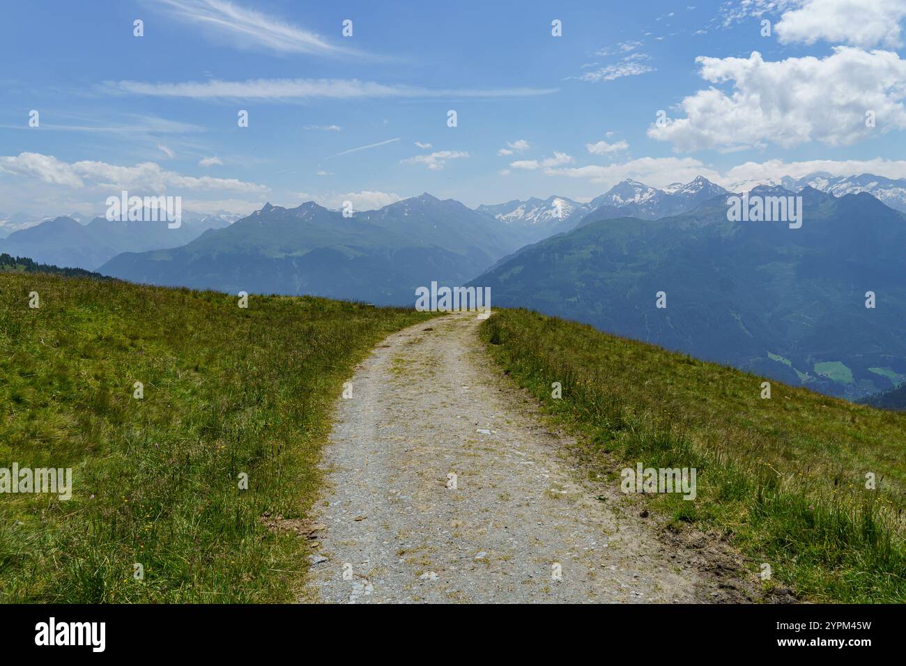 hiking in the austrian alps Stock Photo - Alamy