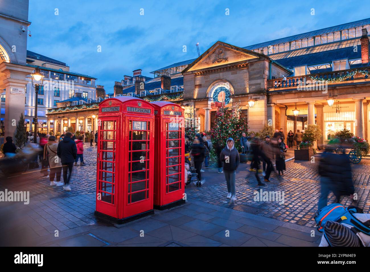London, England, UK - November 27, 2024: Christmas Market scene ...