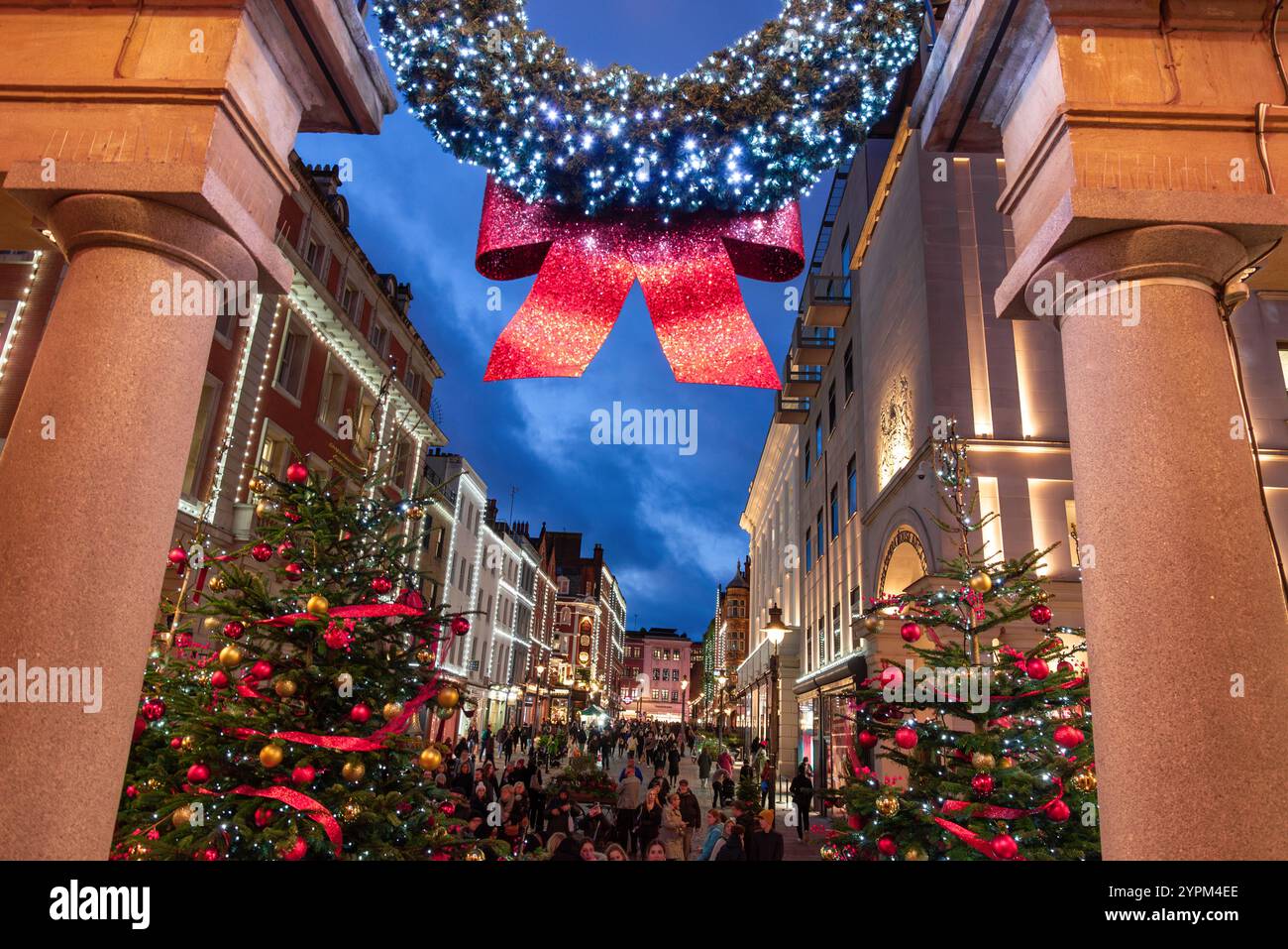 Covent Garden, London, England - November 27,2024: Christmas magical ...