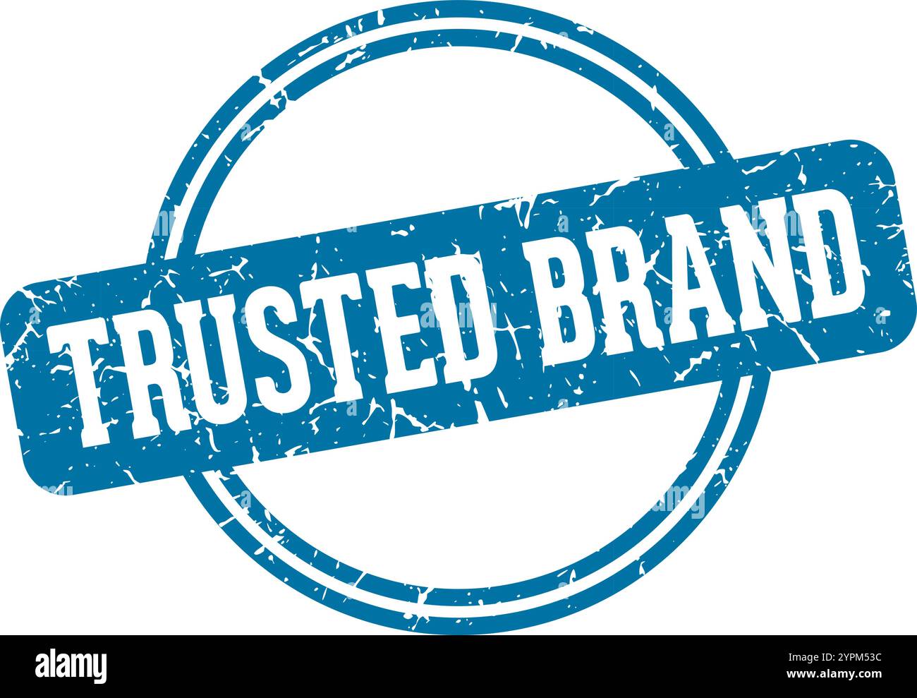 trusted brand round stamp isolated on transparent background. trusted ...