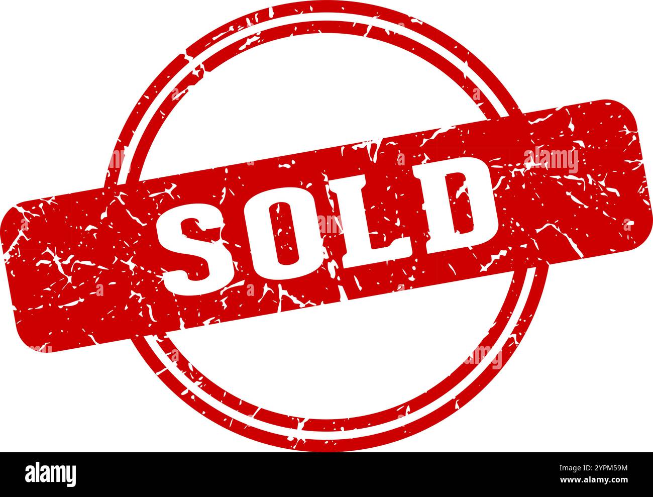 sold round stamp isolated on transparent background. sold stamp Stock ...