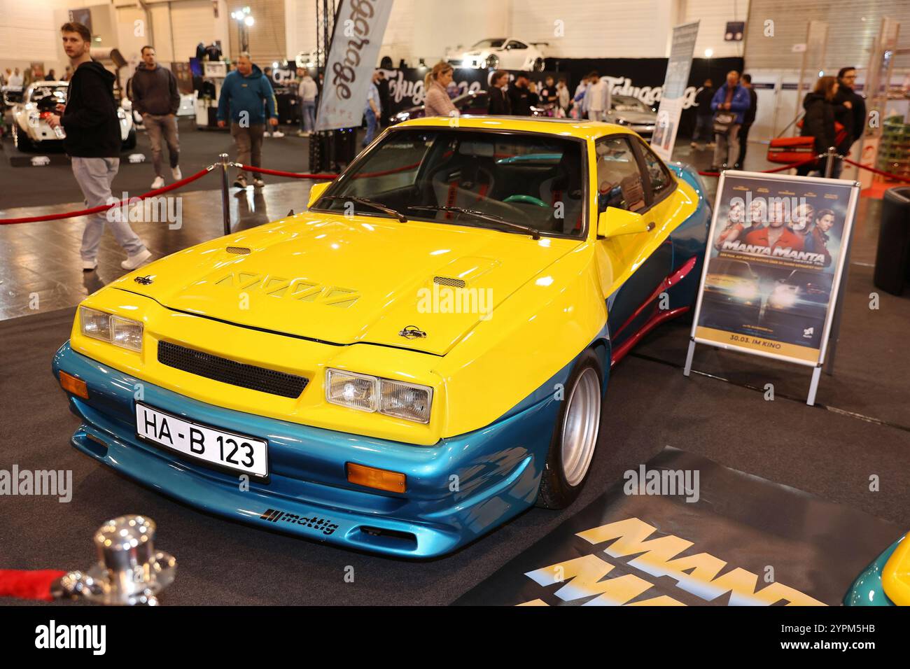 Opel Manta Breitbau aus dem Film Manta Manta GER, Essen Motor Show, 29.11.2024 Foto: Eibner ...
