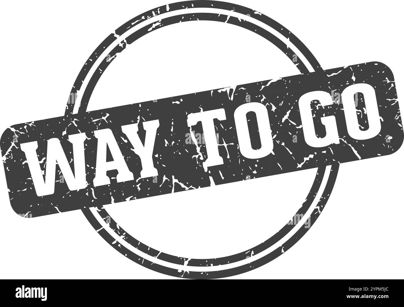 way to go round stamp isolated on transparent background. way to go ...