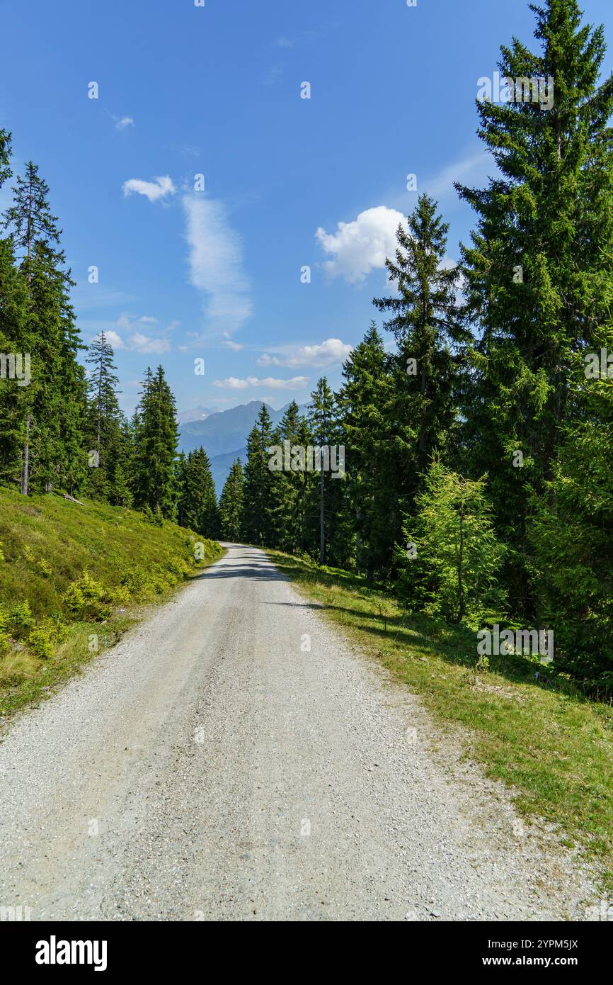 hiking in the austrian alps Stock Photo - Alamy