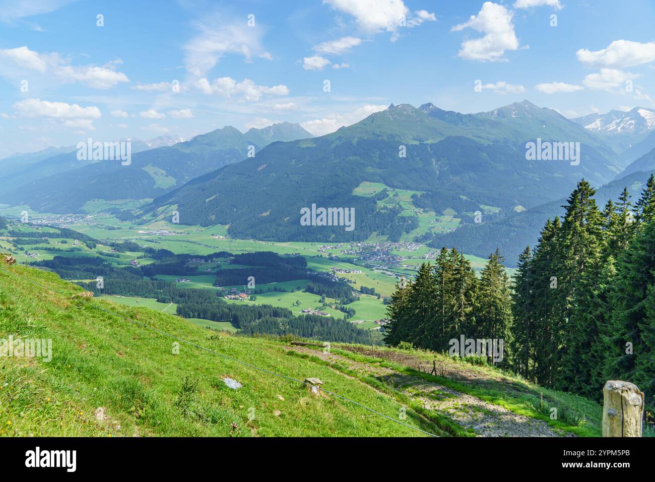 hiking in the austrian alps Stock Photo - Alamy