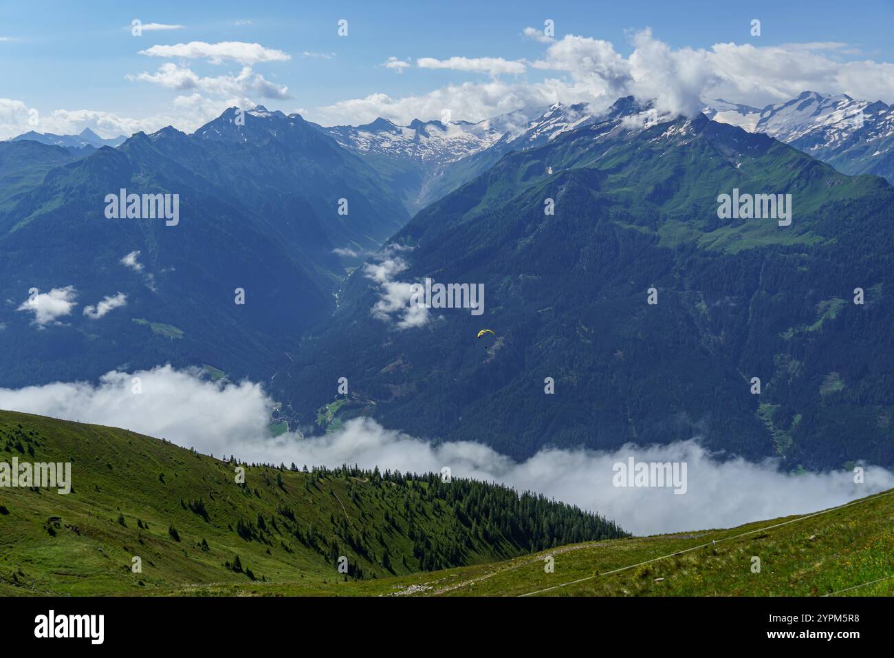 hiking in the austrian alps Stock Photo - Alamy