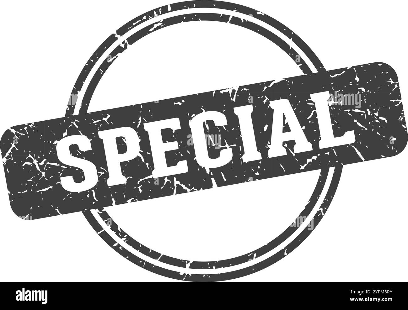 special round stamp isolated on transparent background. special stamp ...