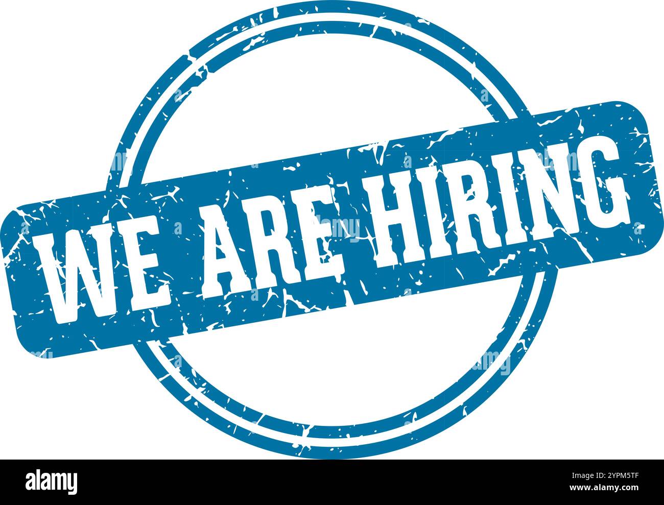 we are hiring round stamp isolated on transparent background. we are ...