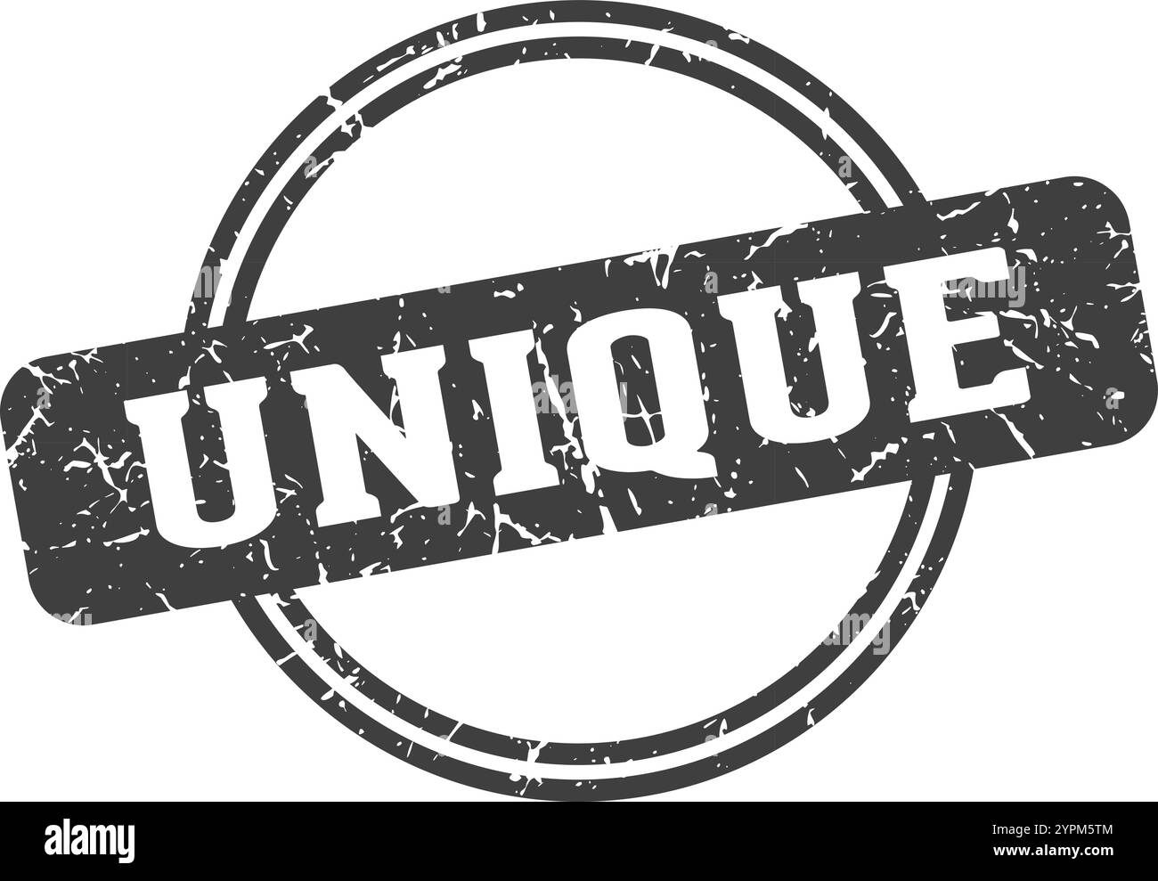 unique round stamp isolated on transparent background. unique stamp ...