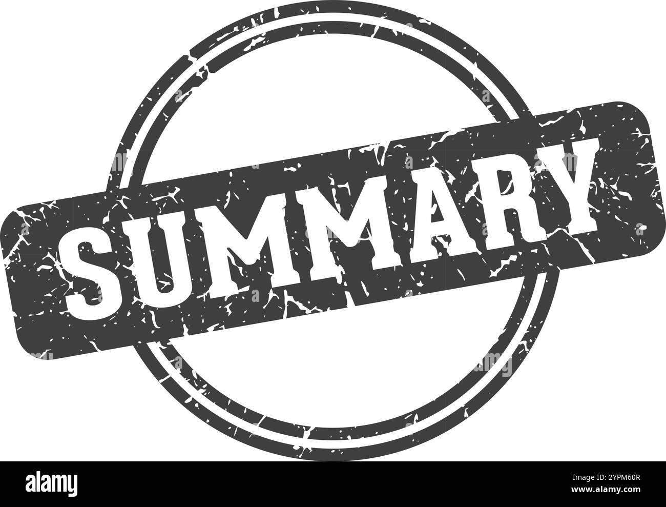 summary round stamp isolated on transparent background. summary stamp ...