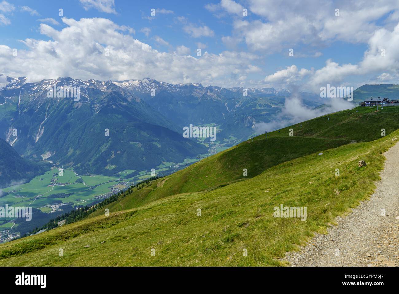hiking in the austrian alps Stock Photo - Alamy