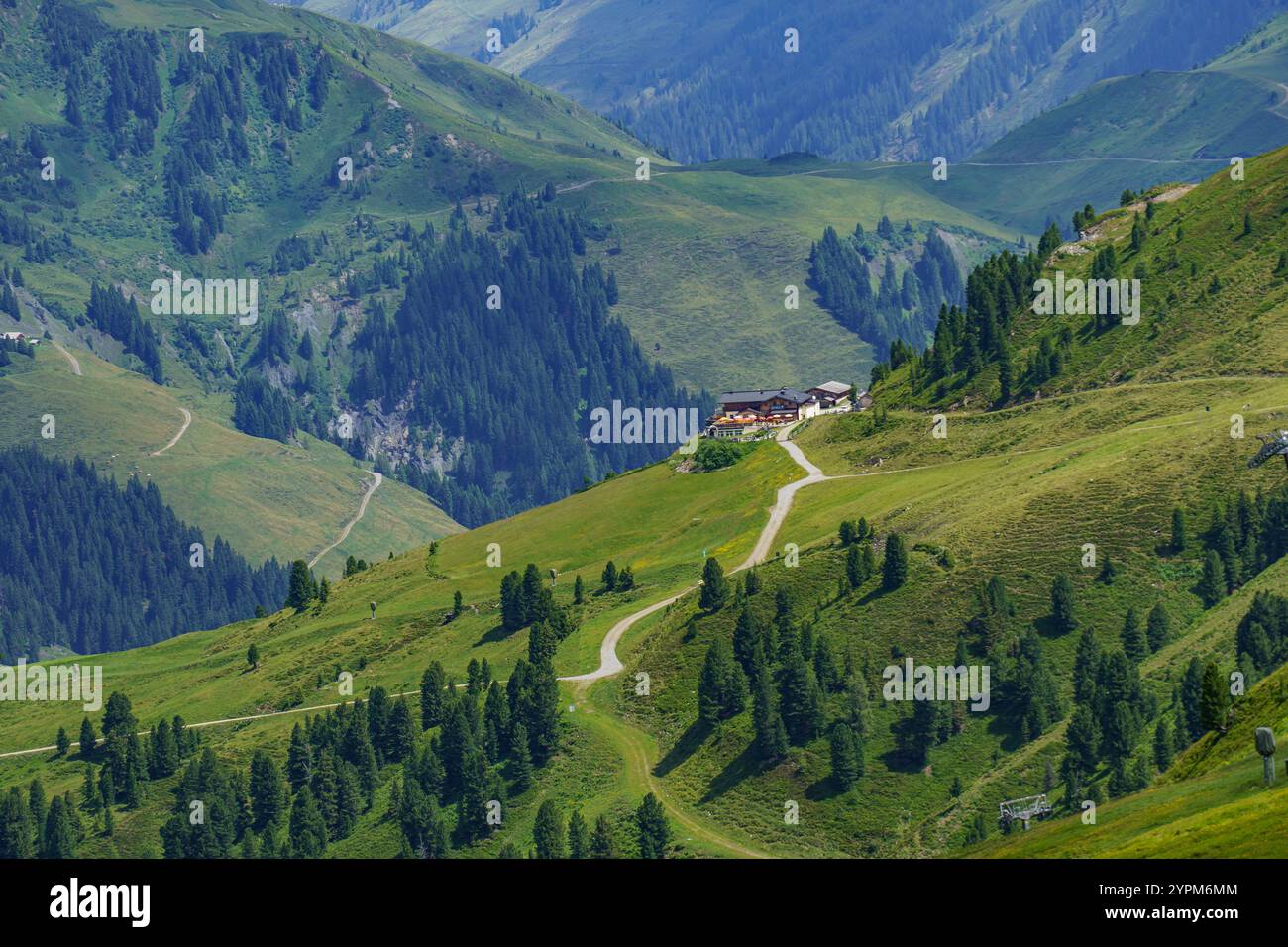 hiking in the austrian alps Stock Photo - Alamy