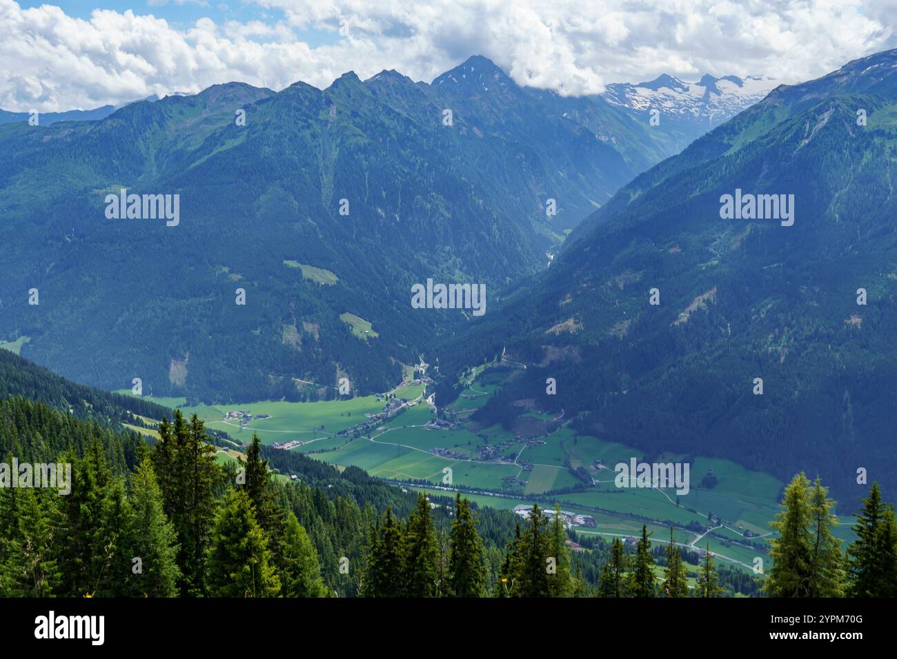 hiking in the austrian alps Stock Photo - Alamy