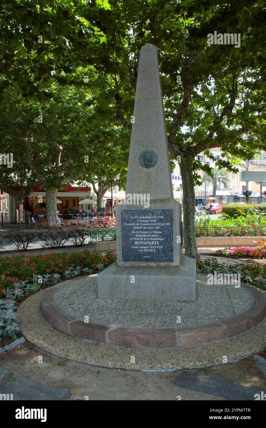 Napoleon Pyramid, memorial commemorating the return of Napoleon after his Egypt campaign, Saint ...